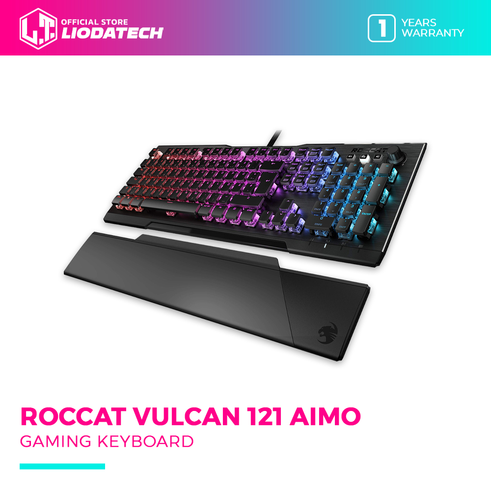 Roccat Vulcan 121 Mechanical Gaming Keyboard - Titan Red Switches ...