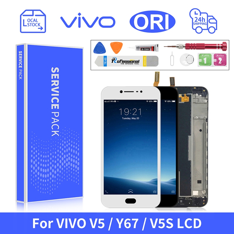 OEM LCD For VIVO V5 / Y67 / V5S 1601 LCD Display Touch Screen Digitzer ...