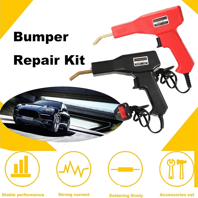 Car Bumper Repair Tool Kit 50W Plastic Repair Solder Stapler Welding ...