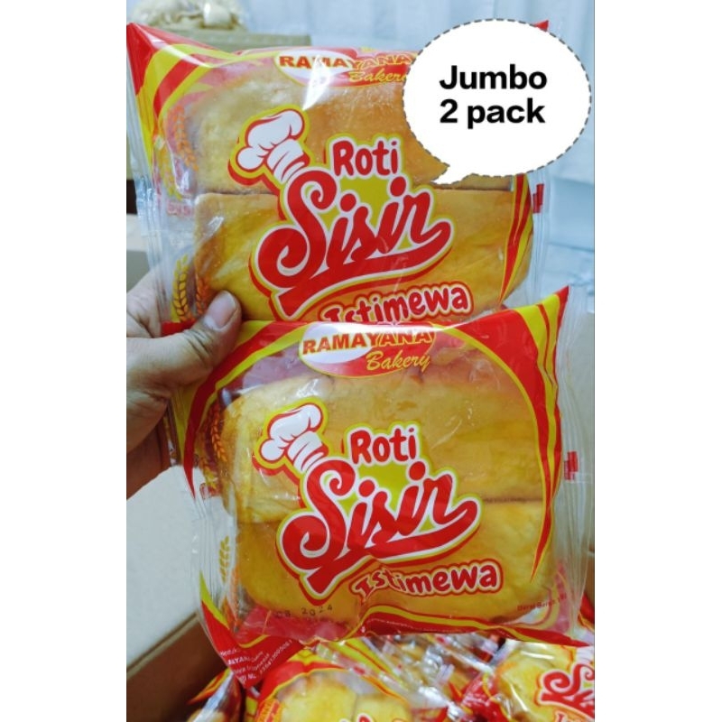 PAKET JUMBO 2 PACK ROTI SISR ISTIMEWA RAMAYANA (Exs november 2024) | Shopee Malaysia