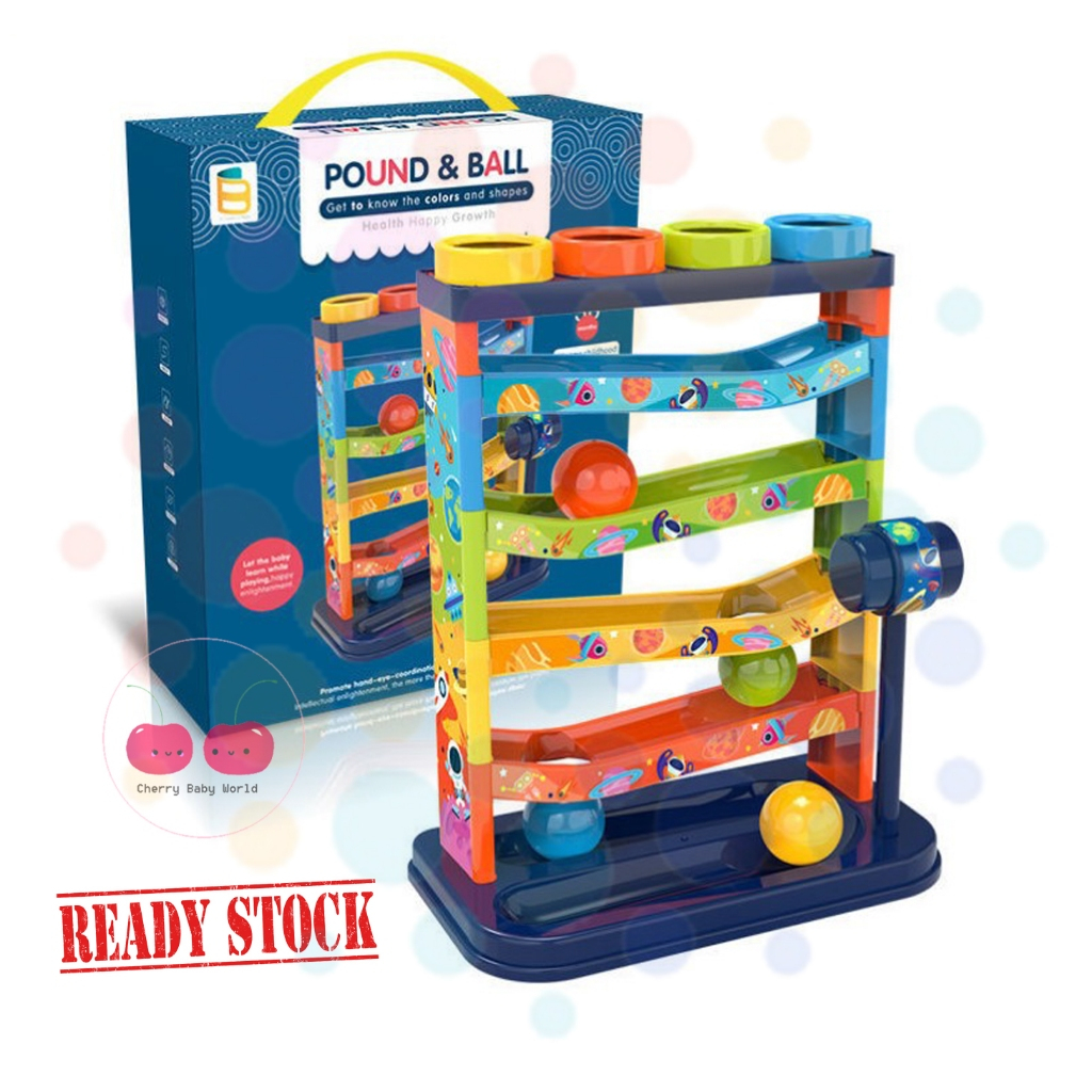 Pound & Knock Ball Toys Child & Baby Early Educational Early Learning Fine Motor Skill Hand Eye ...