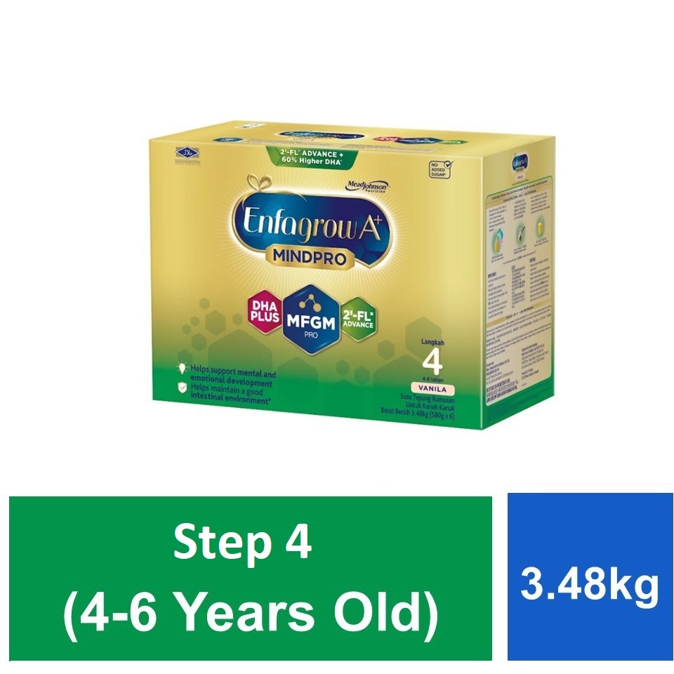ENFAGROW A+ MindPro 2'-FL Step 4 - 3.48kg/3.78kg (Original/Vanilla ...