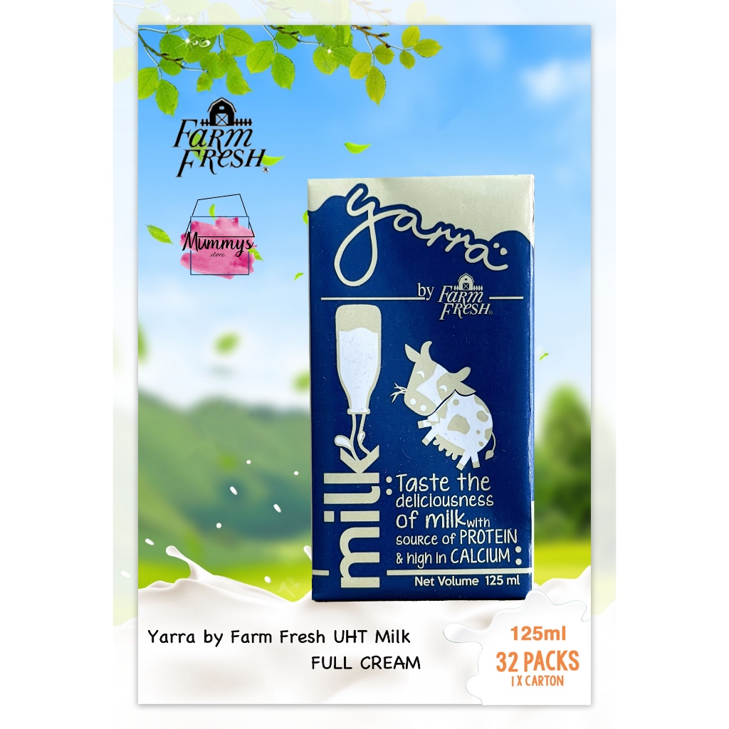 Yarra By Farm Fresh UHT Full Cream Milk 125ml x 32 Packs | Shopee Malaysia