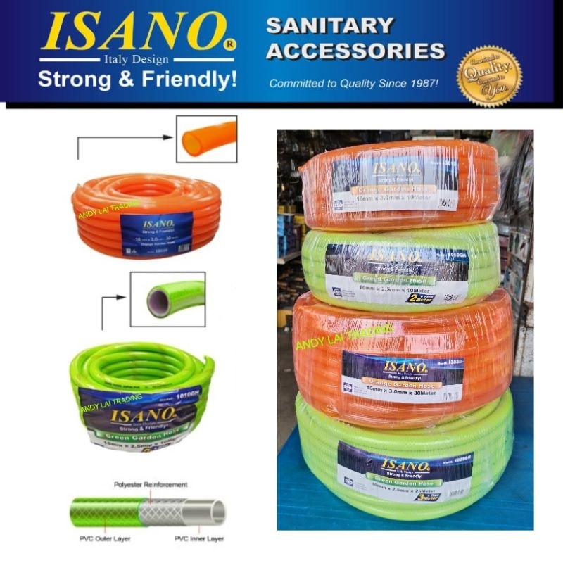 ISANO Green Garden Hose 16mm x 2.5mm/3.0mm | Shopee Malaysia