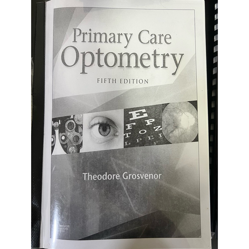 [Preloved] Primary Care Optometry: Fifth Edition by Theodore Grosvenor | Shopee Malaysia