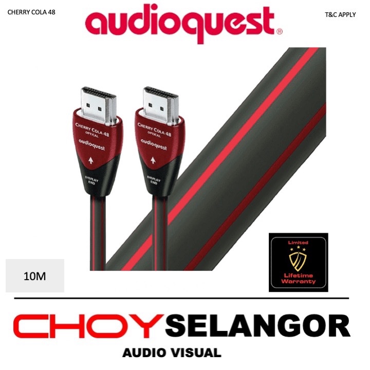 Audioquest Cherry Cola 48 Active Optical HDMI Cable | Shopee Malaysia