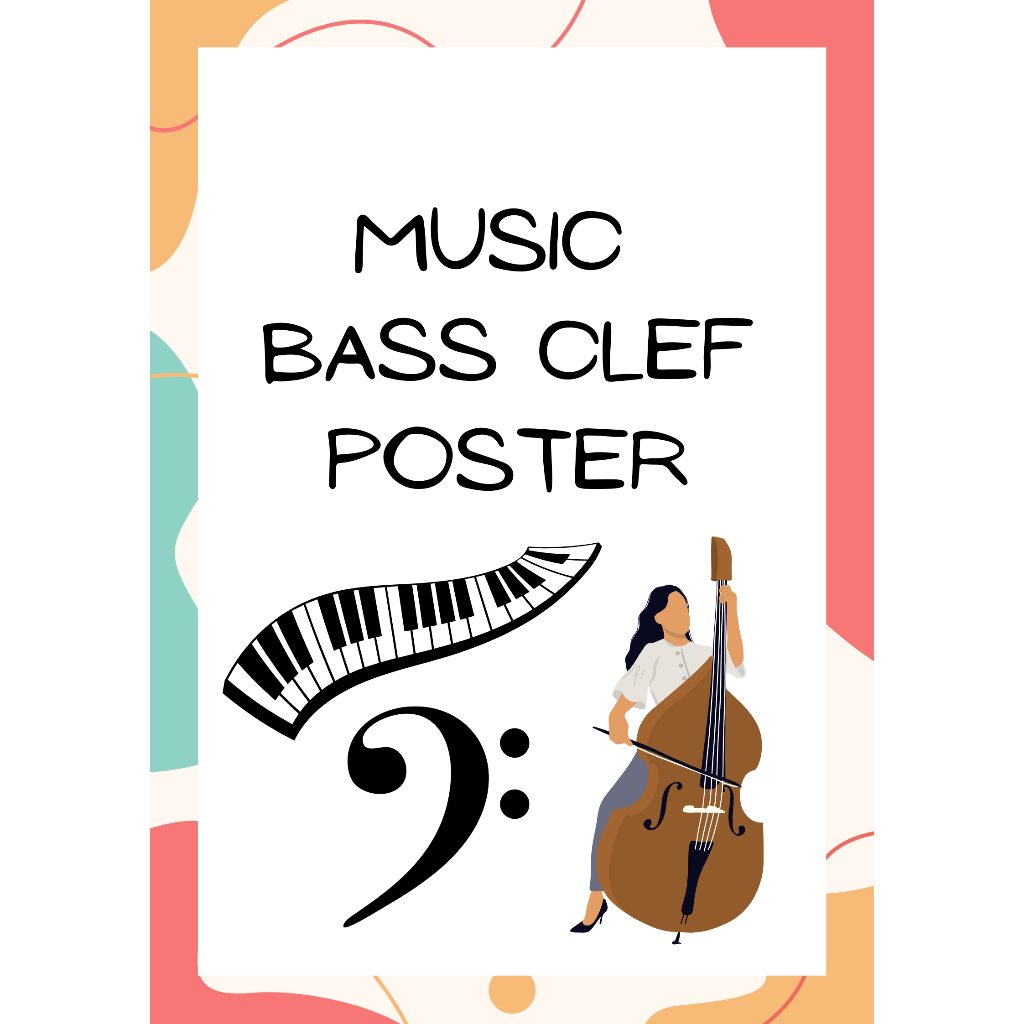 (SOFT COPY) PDF PRINTABLE MUSIC POSTER BASS CLEF | Shopee Malaysia