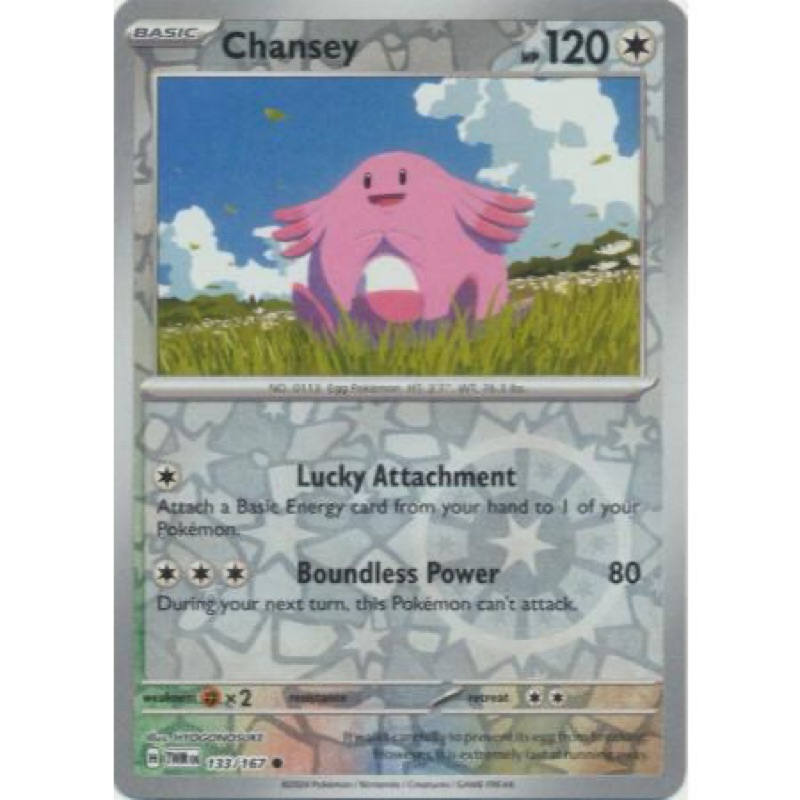 Pokémon TCG Chansey 133/167 | Shopee Malaysia