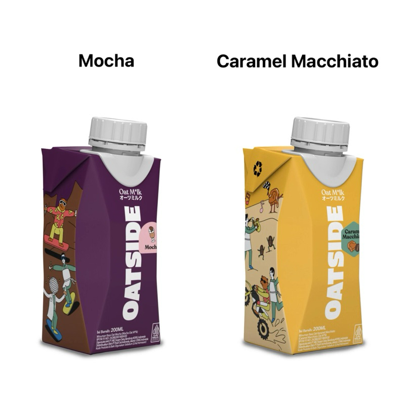 Mini Oatside oat milk 200ml [EXP: APR 2025] - Mocha/Caramel Macchiato ...