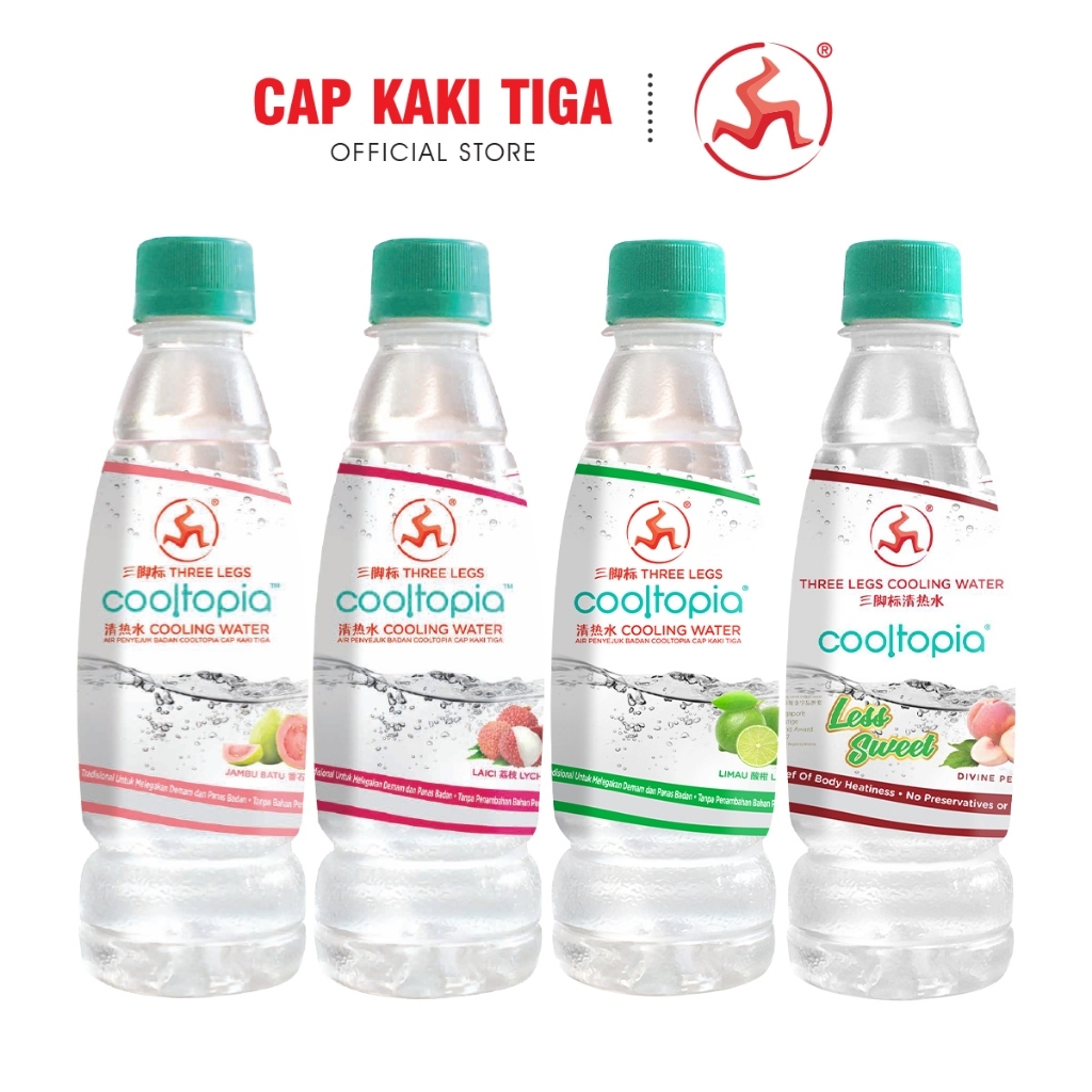 THREE LEGS COOLTOPIA COOLING WATER 320 ml | Shopee Malaysia