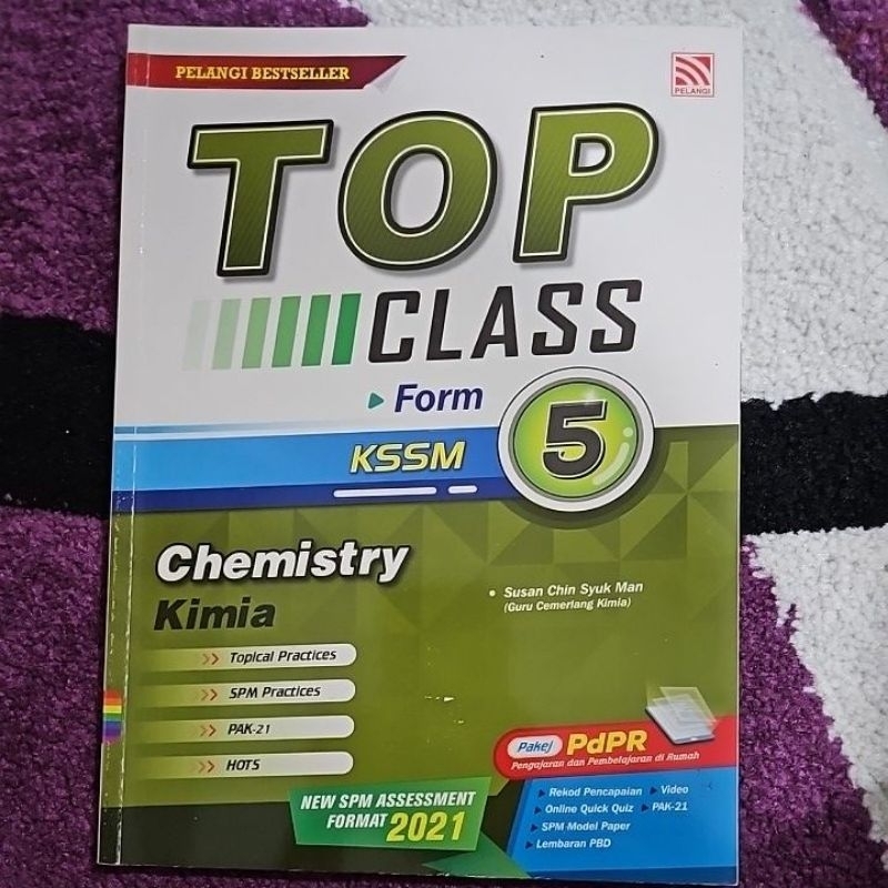 Top Class Form 5 KSSM Chemistry/Kimia [Dwibahasa] [SPM] [Used] | Shopee Malaysia