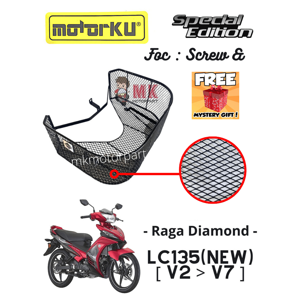 (D) LC2 Raga Besi DIAMOND / Iron Basket Yamaha LC135 New / LC135 II [ V2 > V7 ] 💥 SPECIAL ...