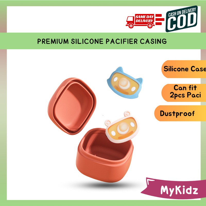 Silicone Pacifier Holder Case Silicone Portable Cover Pouch Bag ...