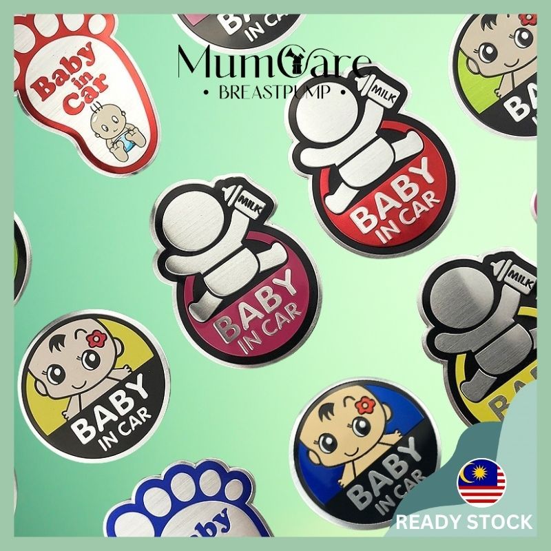 [Free Gift] 3D Baby in Car Infant Emblem Badge Truck Auto Decal Warning ...