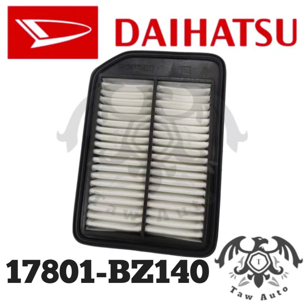 (17801-BZ140) ORIGINAL DAIHATSU AIR FILTER BEZZA 1.0, AXIA (2017-2022 ...