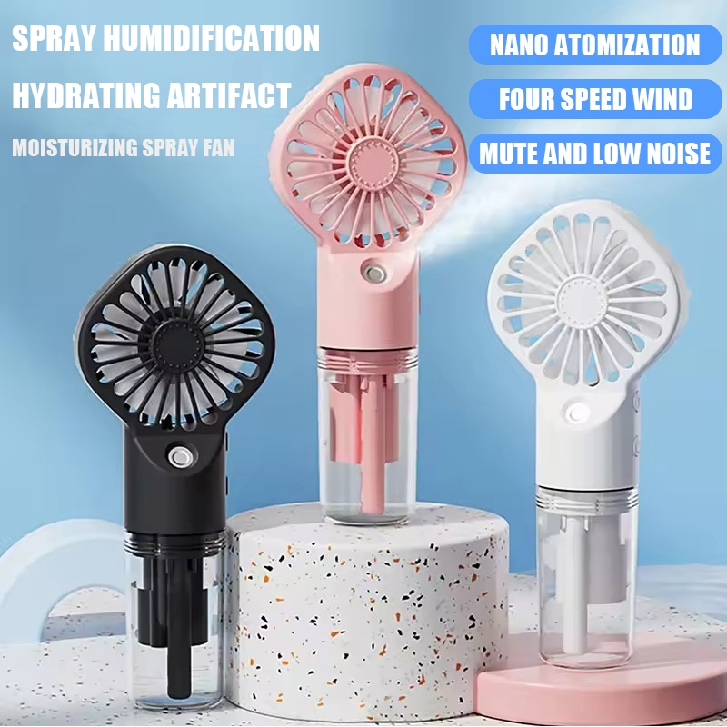 Kipas Mini Portable Samll Fan USB Charging Fan 5000mAh Battery Air ...