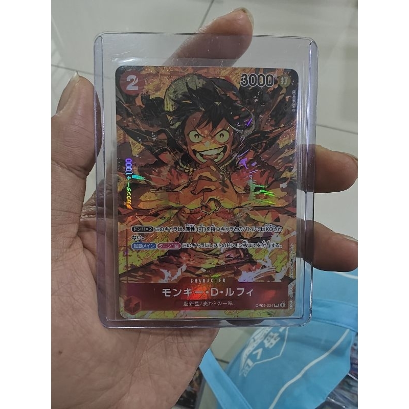 One Piece OPTCG OP01-024 Parallel SR Luffy | Shopee Malaysia