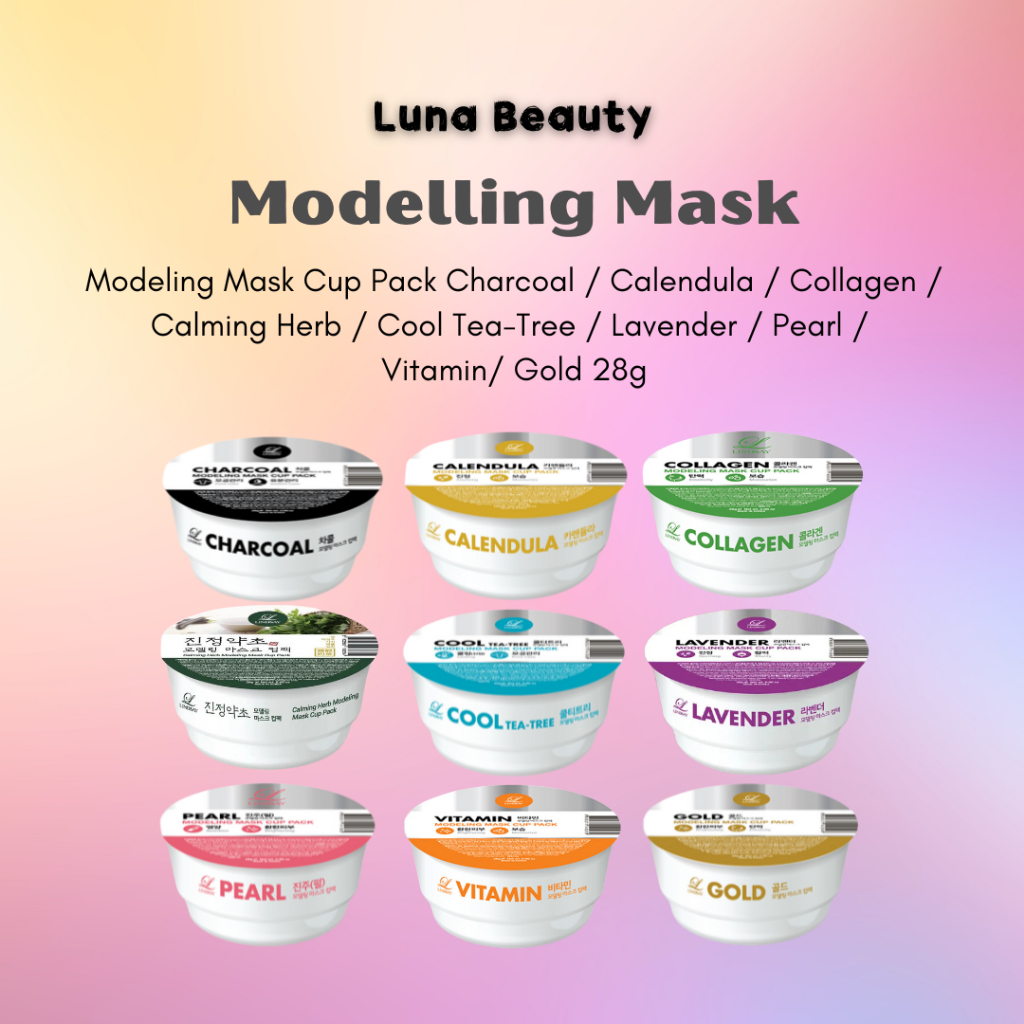 [Lindsay] Modeling Mask Cup Pack 28g | Shopee Malaysia