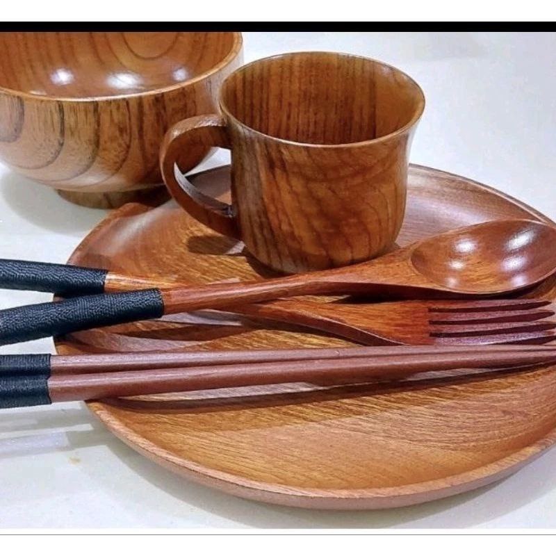 wooden plate wooden bowl wooden ladle wooden cup wooden tray wooden ...