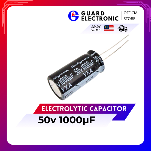 Electrolytic Capacitor 50V 1000uF | Shopee Malaysia