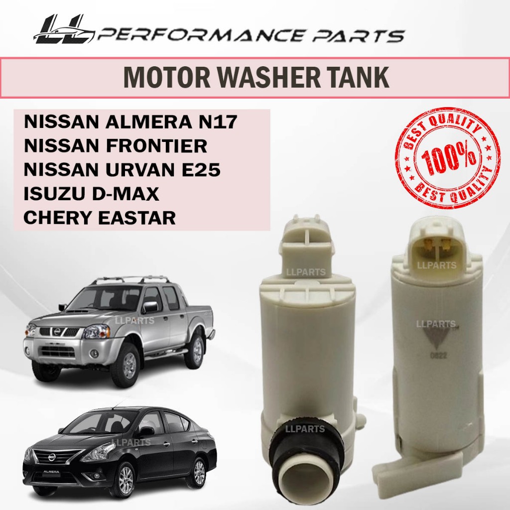 Washer Tank Motor Nissan Almera N17 / Frontier / Isuzu D Max D-Max ...