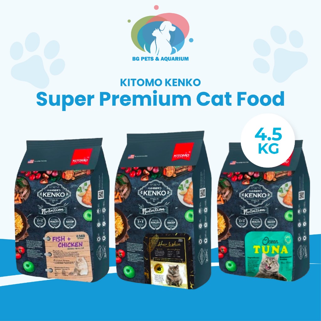 KITOMO Kenko Nutrition Super Premium Cat Food For All Life Stage 4.5KG ...