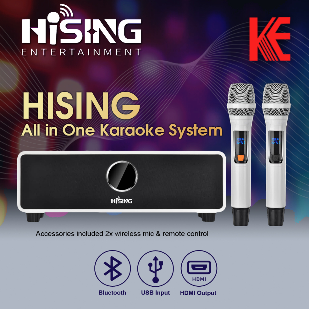 HISING M100 All In One Karaoke Soundbar | Shopee Malaysia