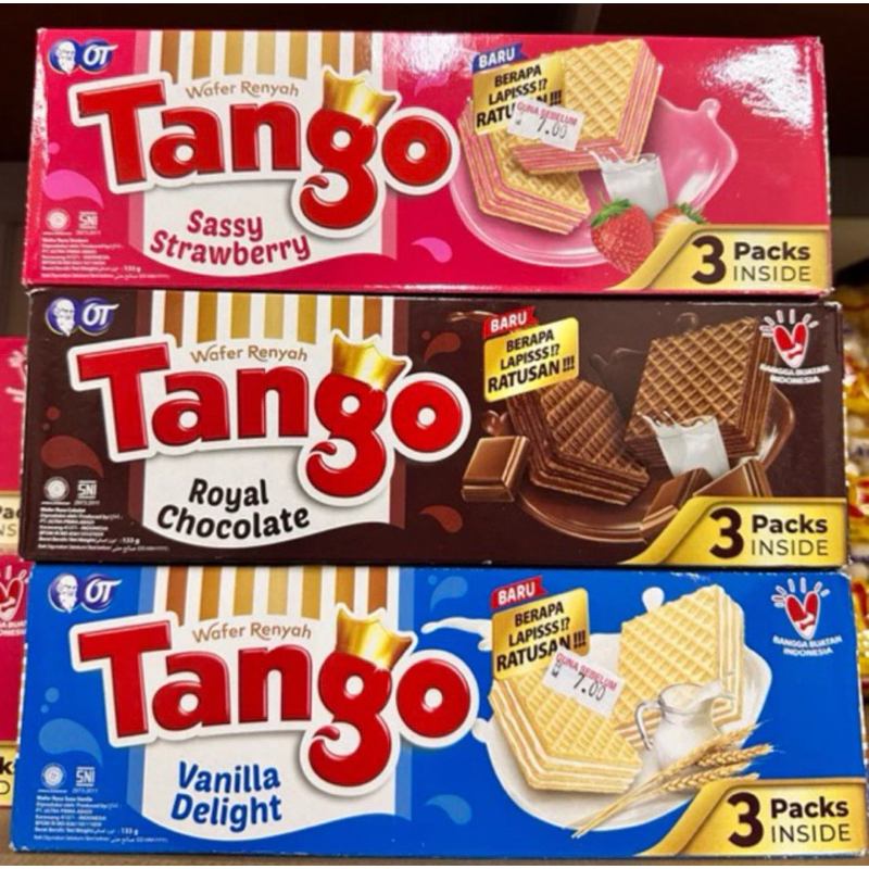WAFER TANGGO VANILLA,COKLAT,STRAWBERRY 133G | Shopee Malaysia
