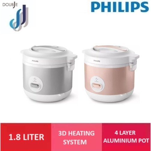 PHILIPS 1.8L Jar Rice Cooker 1000 Series HD3008 | Shopee Malaysia