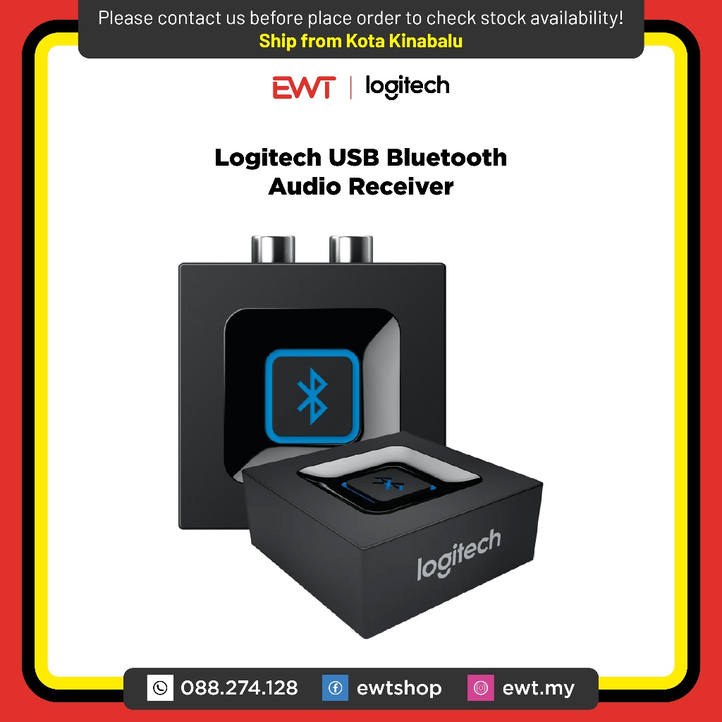 LOGITECH USB Bluetooth Audio Receiver 100% GENUINE! | Shopee Malaysia