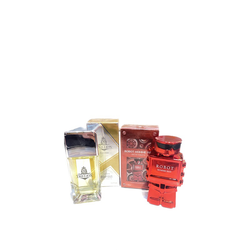 COMBO PERFUME MEN 1MILLION+ROBOT RED 100ML | Shopee Malaysia