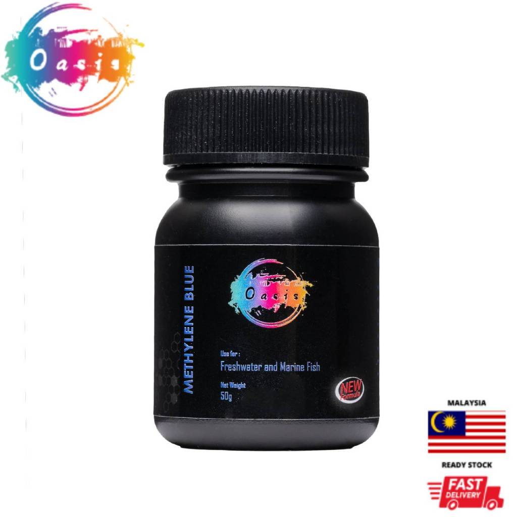 Oasis Methylene Blue Fish Medication/Fish Medicine/Ubat Ikan [50g/200g] | Shopee Malaysia