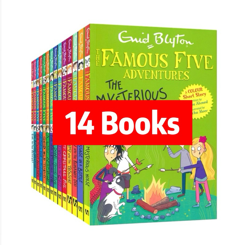 Famous Five 14 books set Short Stories Collection by Enid Blyton | Shopee Malaysia