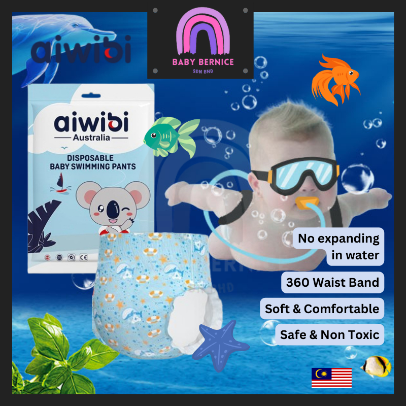 AIWIBI *SWIMMING DIAPER PANTS* AWB20 - Size L / XL / XXL / XXXL Diaper ...