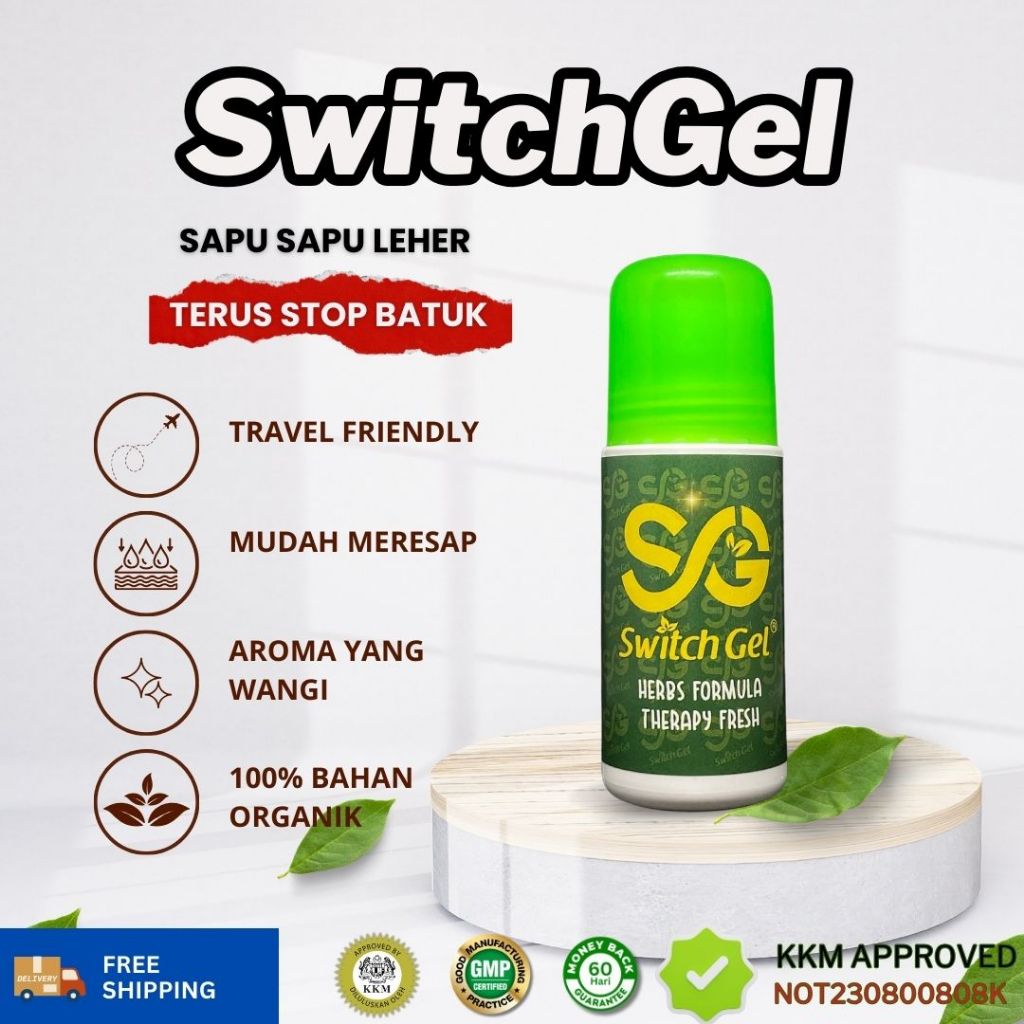 Switch Gel Rawat GERD BUANG ANGIN DALAM BADAN Ubat Gastrik Pedih Ulu ...