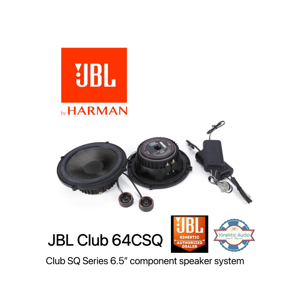 JBL Club 64CSQ Club SQ Series 6-1/2" component speaker system / Kereta component speaker ...