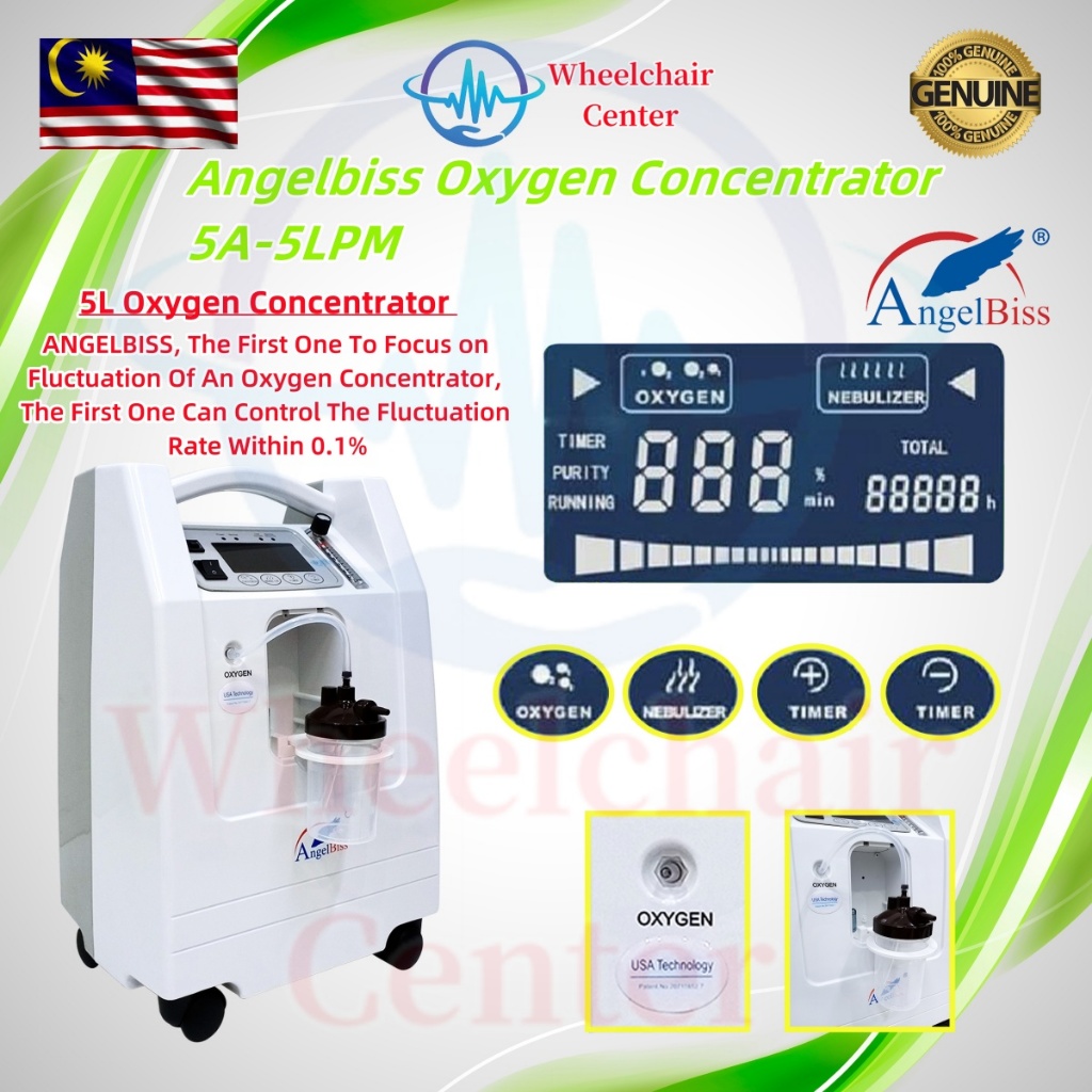 Angelbiss Oxygen Concentrator 5A - 5LPM | Shopee Malaysia