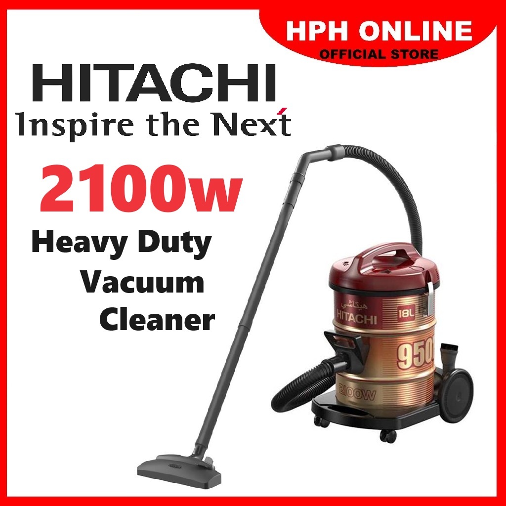 Hitachi Heavy Duty Vacuum Cleaner Pail Can (1600w / 2100w) CV-930F CV-950F | Shopee Malaysia