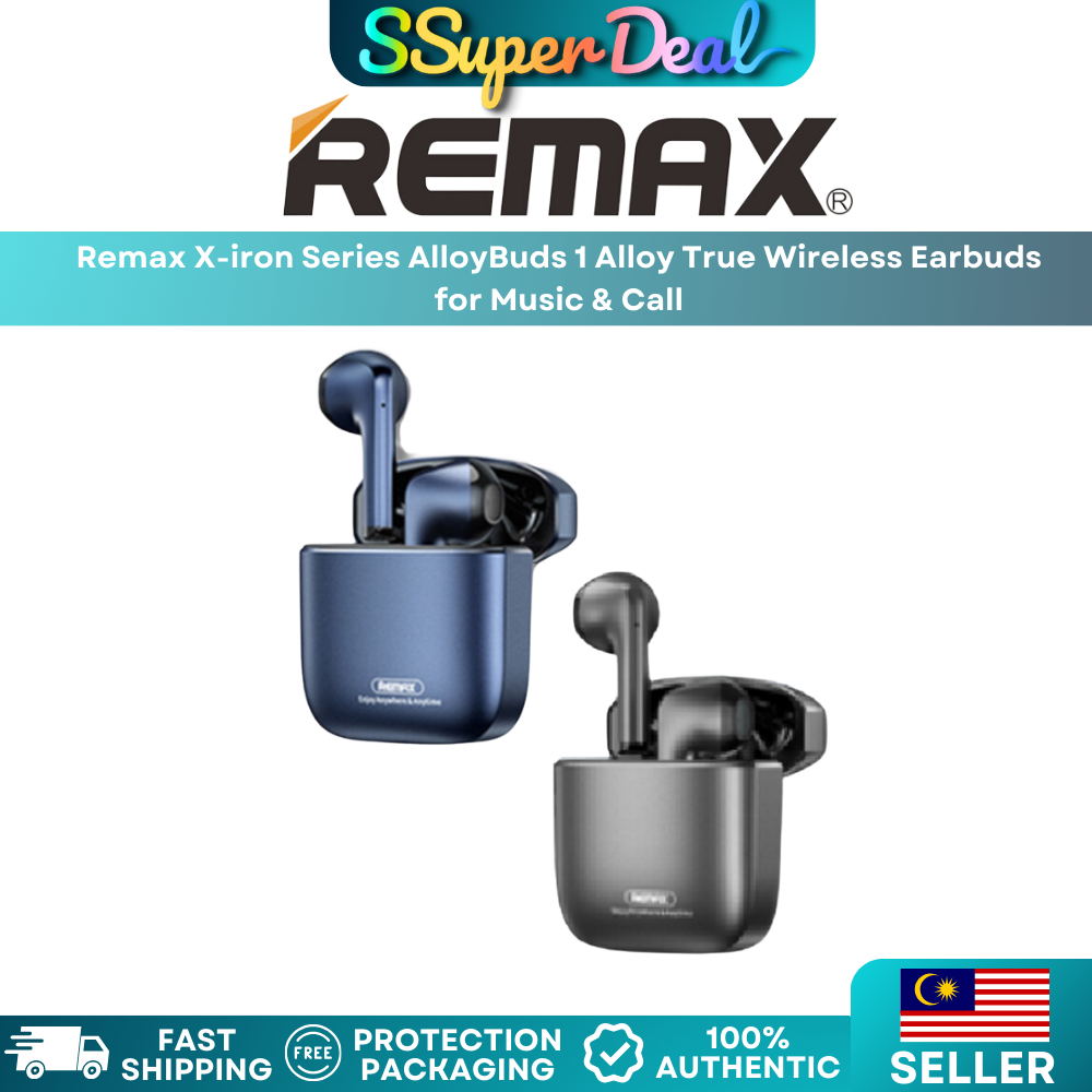 Remax X-iron Series AlloyBuds 1 Alloy True Wireless Earbuds for Music ...