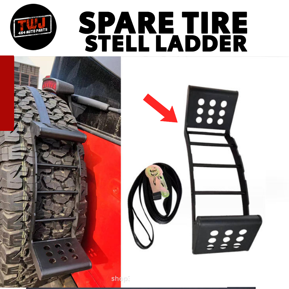 universal spare tire ladder 4X4 pedal rear spare tire ladder | Shopee ...