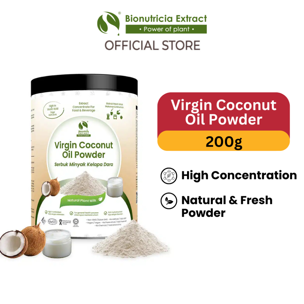 Bionutricia Virgin Coconut Oil Powder 200g | Shopee Malaysia