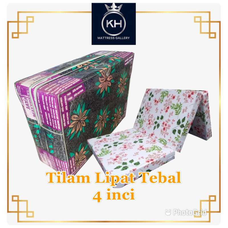 Tilam Lipat Tebal 4inci Single Bujang Foldable Mattress | Shopee Malaysia