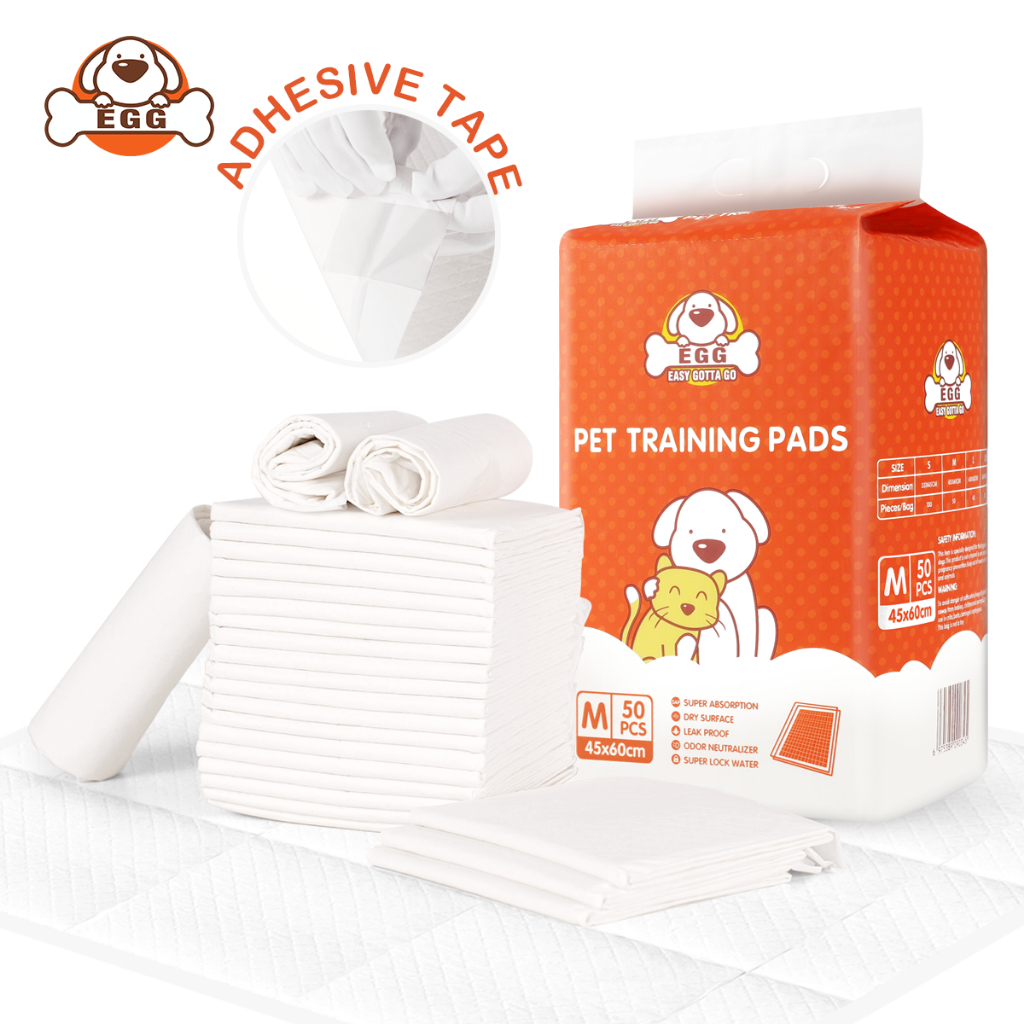 EGG training pad for dog cat Tape fixation pee pad Trays deodorization ...