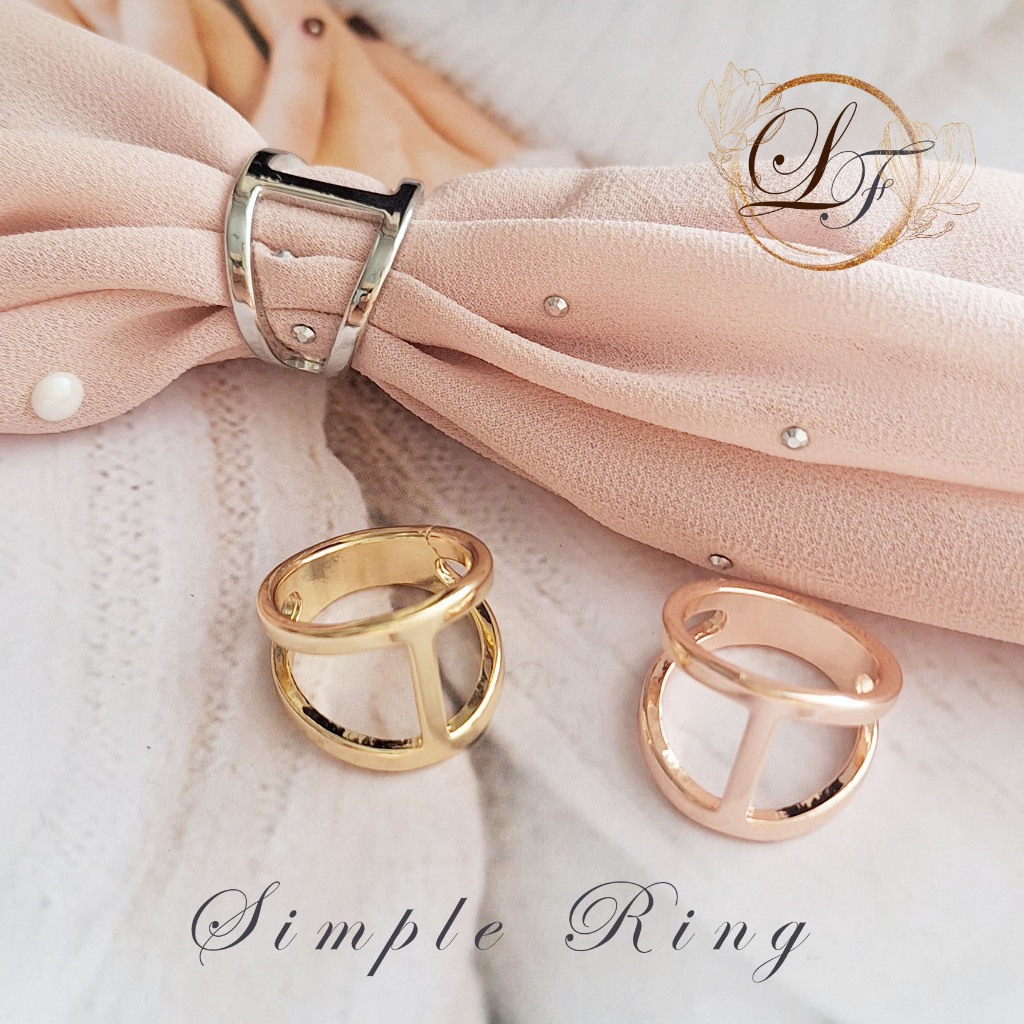 [READY STOCK}Simple Scarf Ring New Design Alloy Ring Tudung Bawal Scarf ...