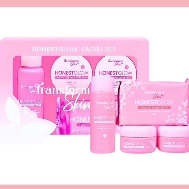 Honest Glow - Transformed Skin Rejuvenating Facial Set | Shopee Malaysia