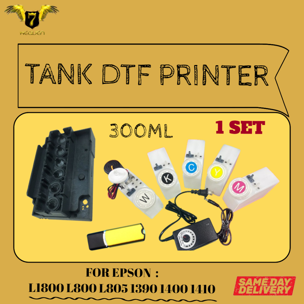 Ready Stock Dtf Printer Ciss Conversion kit for Epson for EcoTank L8050 ...