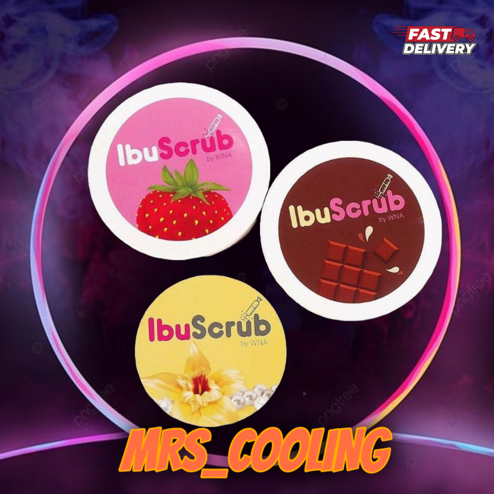 iBU SCRUB BY WNA VANILLA / STRAWBERRY / CHOCO 150G | Shopee Malaysia