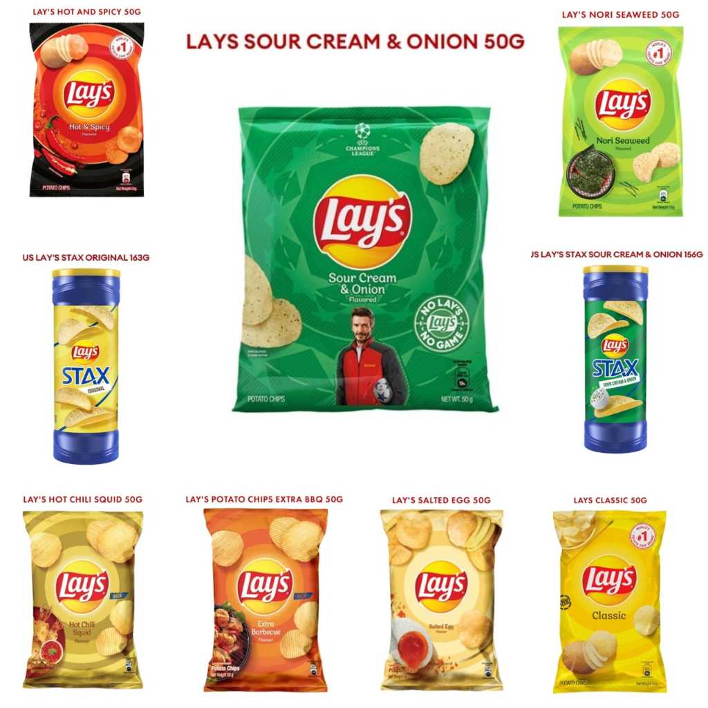 LAY'S POTATO CHIPS ( LAYS 50G ) | Shopee Malaysia