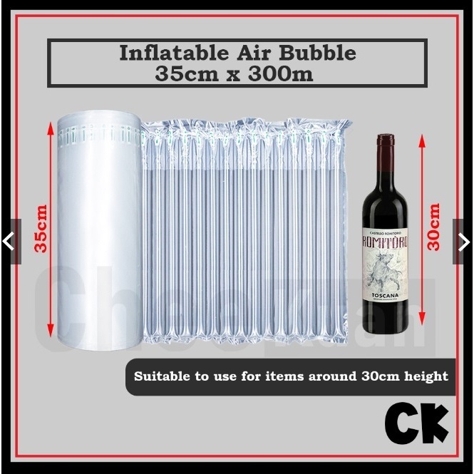 300meter INFLATABLE AIR BUBBLE PACKAGING PROTECTIVE BUBBLE WRAP PACK ...