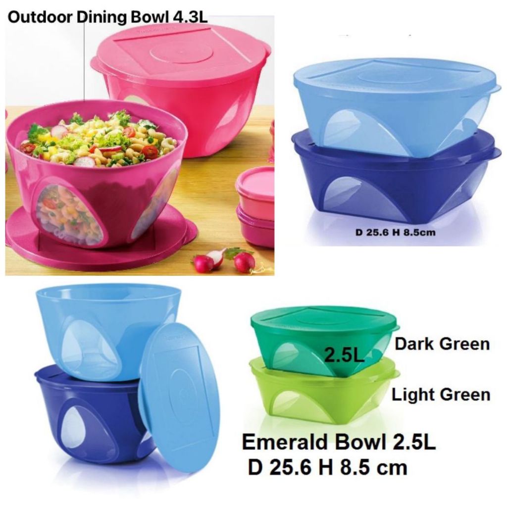 Tupperware Outdoor Dining Bowl / Dining Bowl/Tupperware Bowl - Ready ...